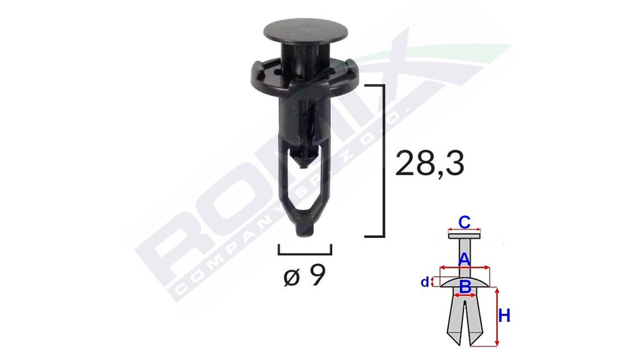 Lexus, Toyota rögzítő patent többféle felhasználásra OE 52161-16010 ...