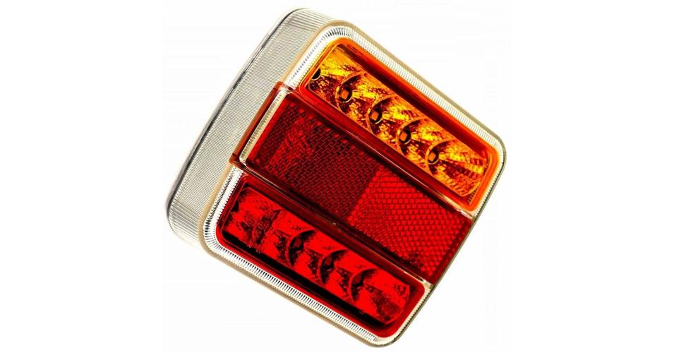 Utánfutó lámpa univerzális LED-es, 12V-os és 4 funkciós DAFA, DF-TRL003 ...