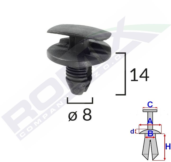 Citroen, Peugeot, Opel, Fiat, Renault burkolatrögzítő patent OE 856553 ...